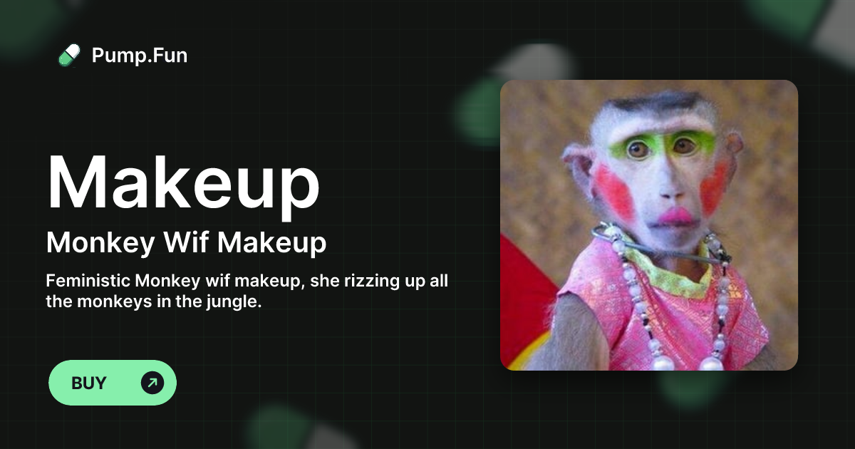 Monkey Wif Makeup (Makeup) - Pump