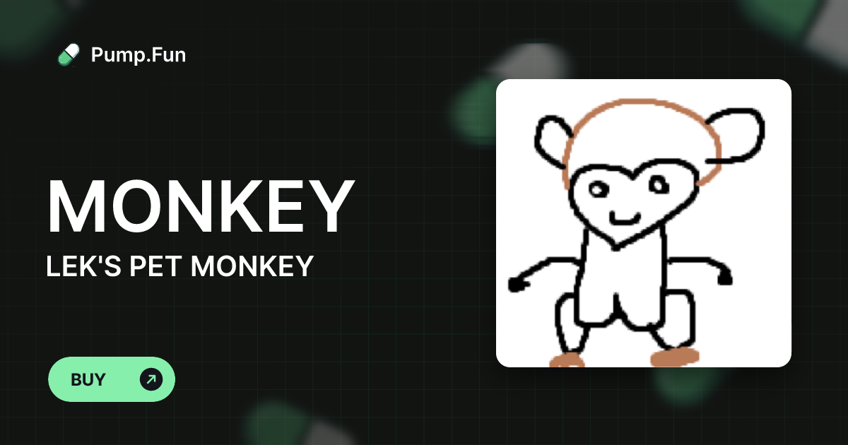 LEK'S PET MONKEY (MONKEY) - Pump