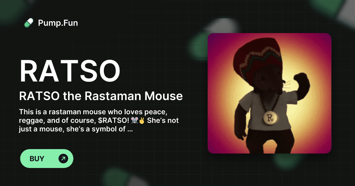 RATSO the Rastaman Mouse (RATSO) - Pump
