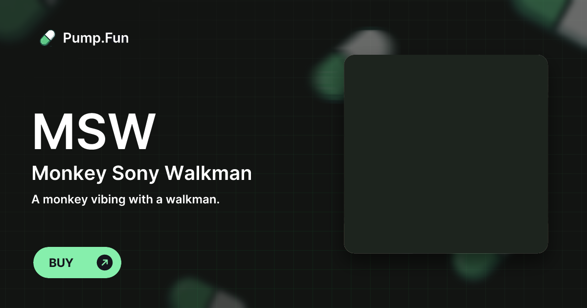 Monkey Sony Walkman (MSW) - Pump