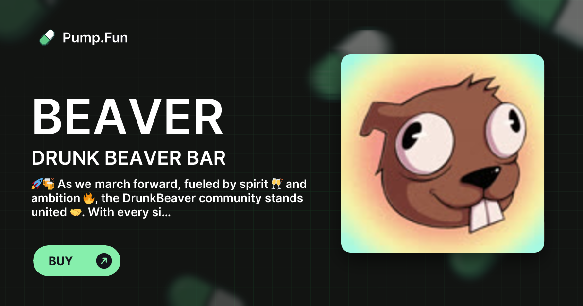 DRUNK BEAVER BAR (BEAVER) - Pump