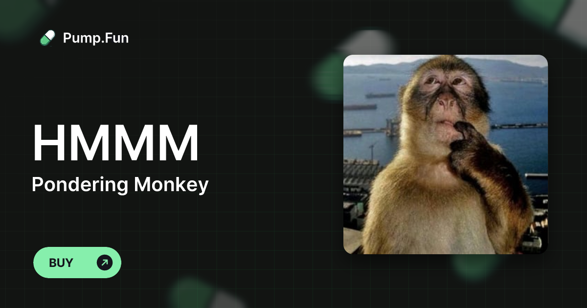 Pondering Monkey (HMMM) - Pump