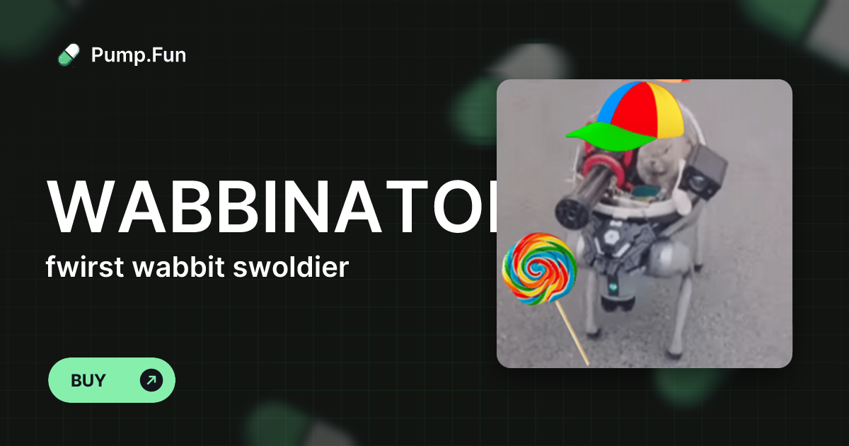 fwirst wabbit swoldier (WABBINATOR) - Pump