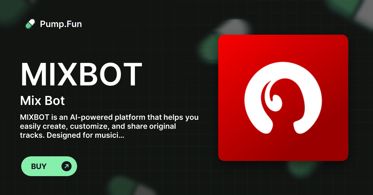 Mix Bot (MIXBOT) - Pump