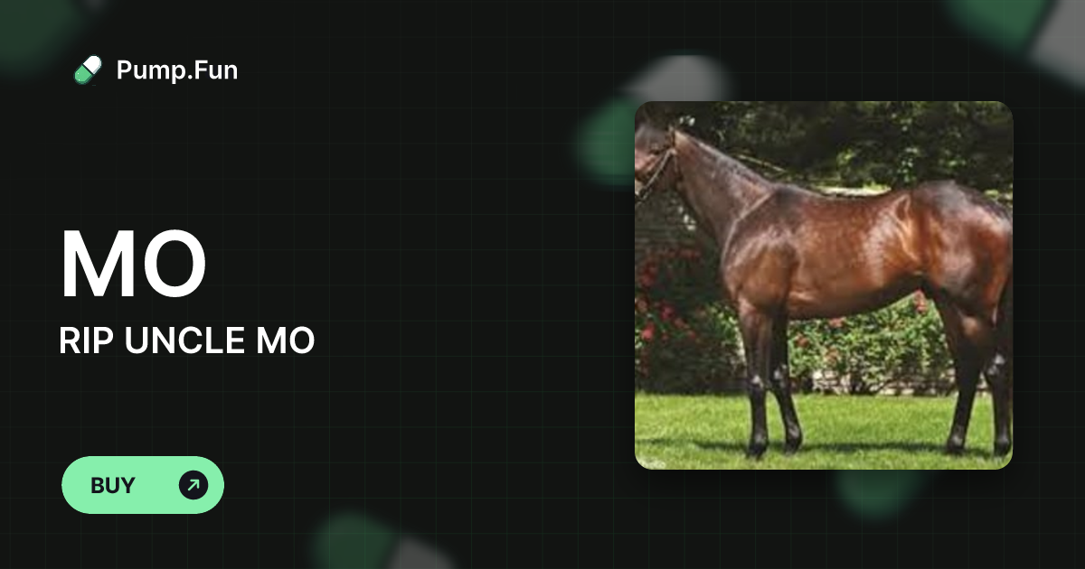 RIP UNCLE MO (MO) - Pump