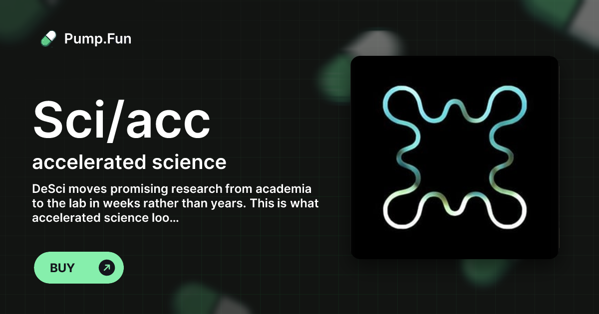 accelerated science (Sci/acc) - Pump