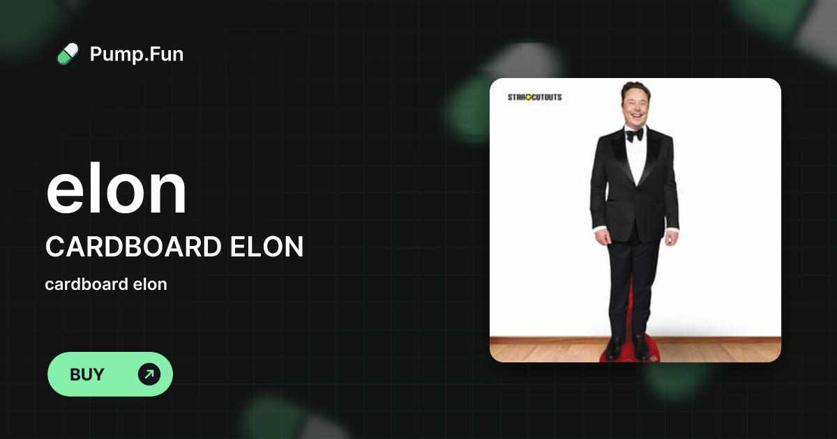 CARDBOARD ELON (elon) - Pump