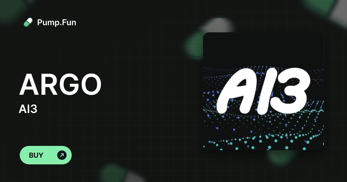 AI3 (ARGO) - Pump