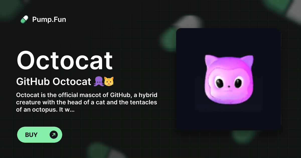 GitHub Octocat 🐙🐱 (Octocat) - Pump