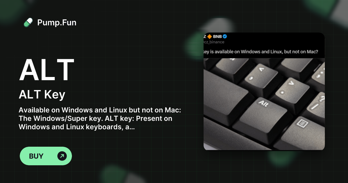 ALT Key (ALT) - Pump