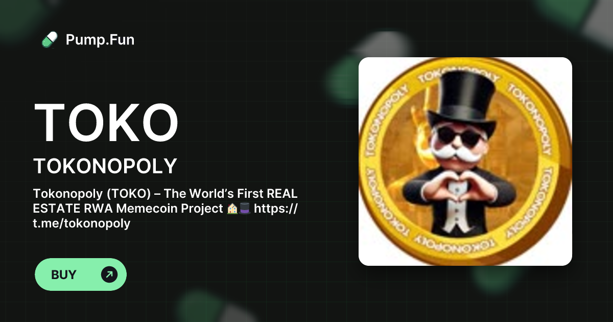 TOKONOPOLY (TOKO ) - Pump