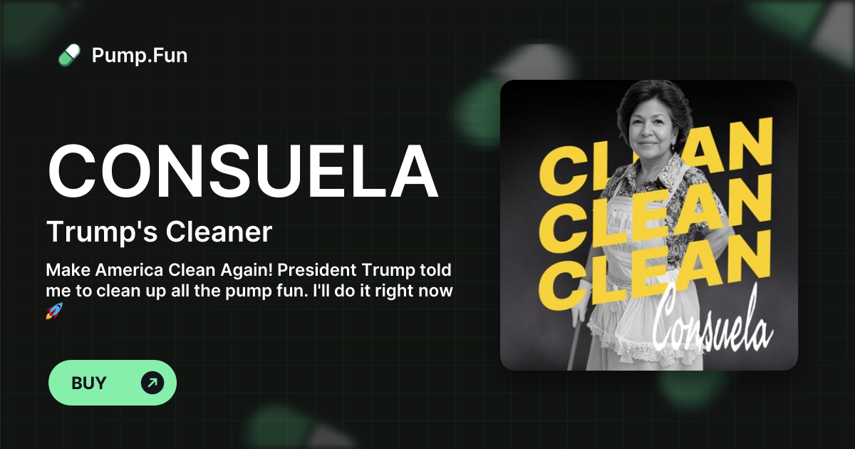 Trump's Cleaner (CONSUELA) - Pump