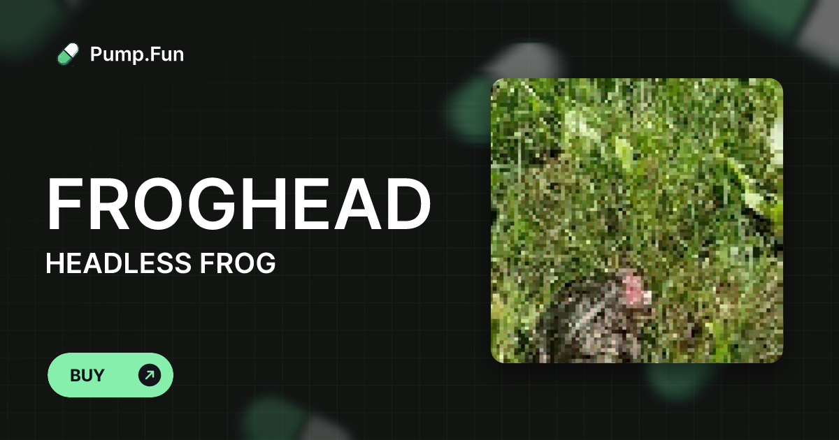 HEADLESS FROG (FROGHEAD) - Pump