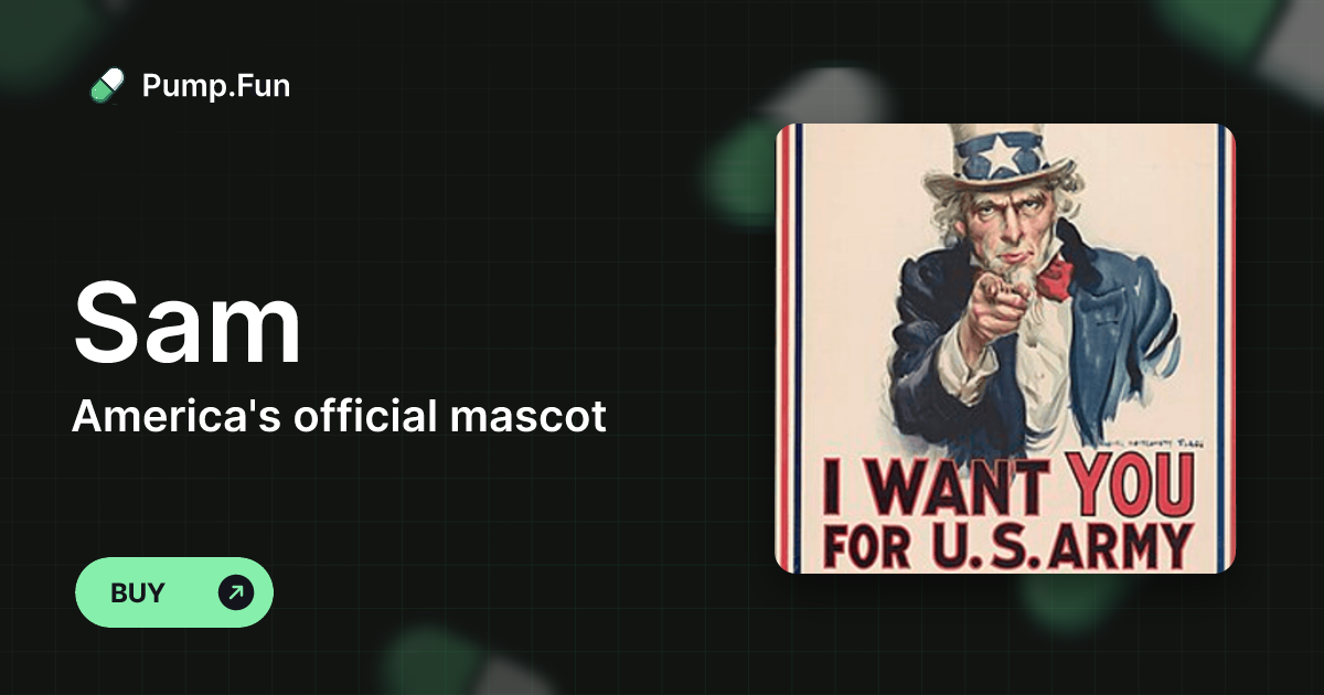 America's official mascot (Sam) - Pump