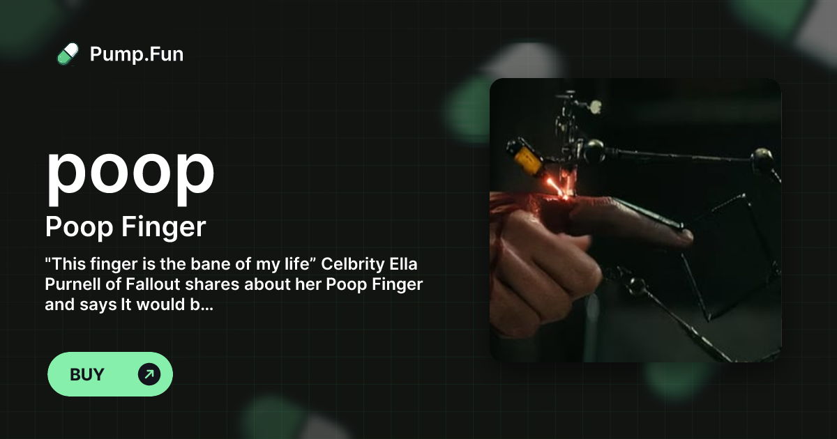 Poop Finger (poop) - Pump