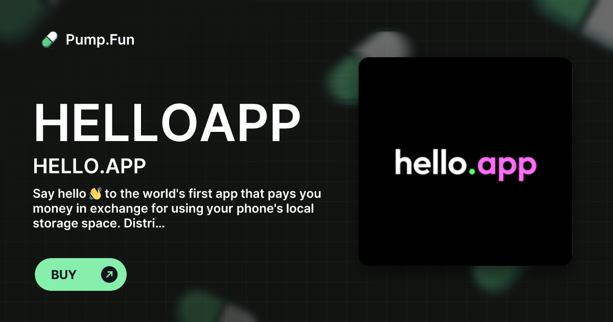 HELLO.APP (HELLOAPP) - Pump