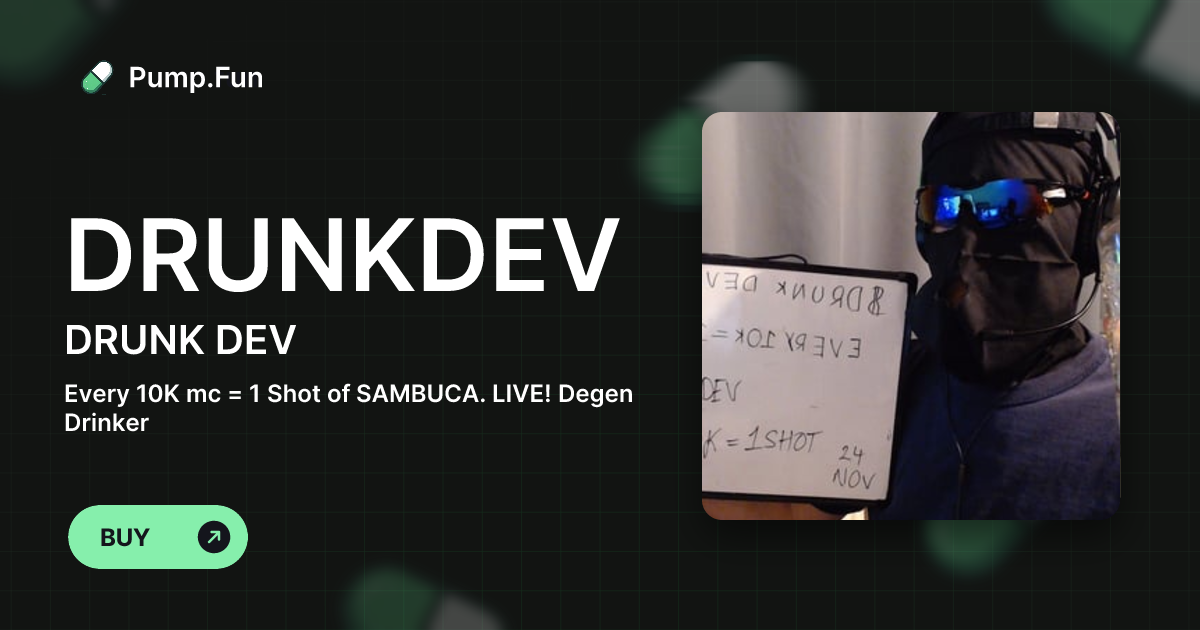 DRUNK DEV (DRUNKDEV) - Pump