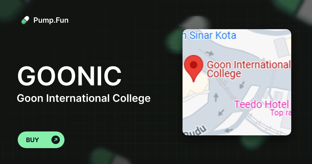 Goon International College (GOONIC) - Pump