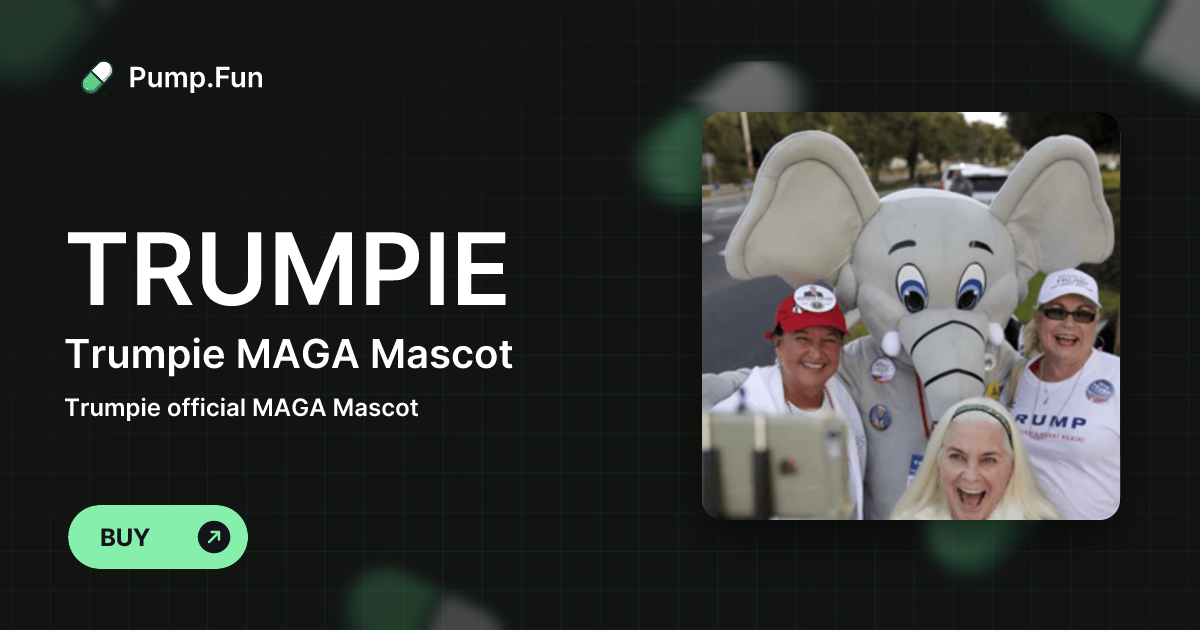 Trumpie MAGA Mascot (TRUMPIE) - Pump