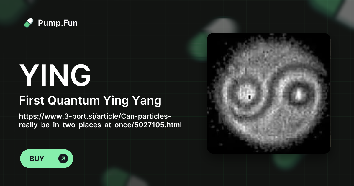 First Quantum Ying Yang (YING) - Pump