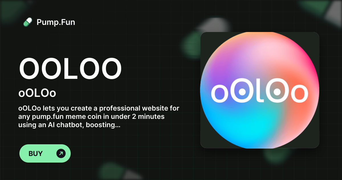 OOLOO $1.62K | Pump