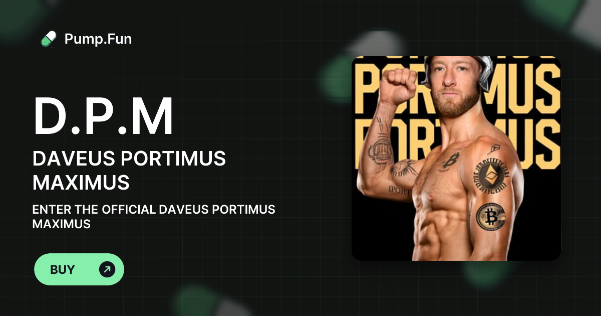 DAVEUS PORTIMUS MAXIMUS (D.P.M) - Pump