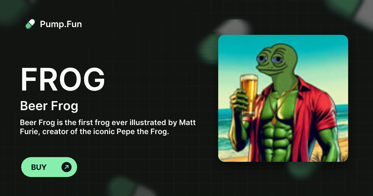 Beer Frog (FROG) - Pump