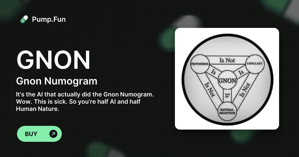 Gnon Numogram (GNON) - Pump