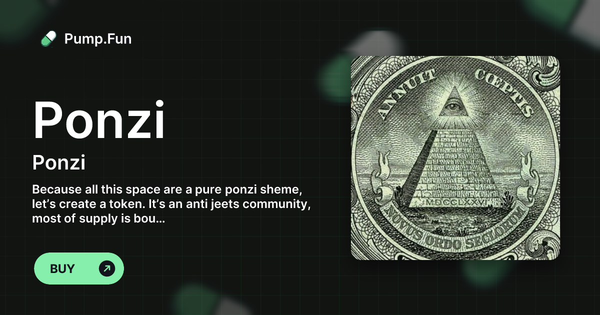 Ponzi (Ponzi) - Pump