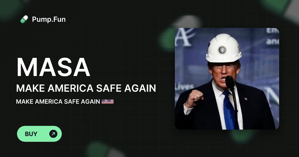 MAKE AMERICA SAFE AGAIN (MASA) - Pump