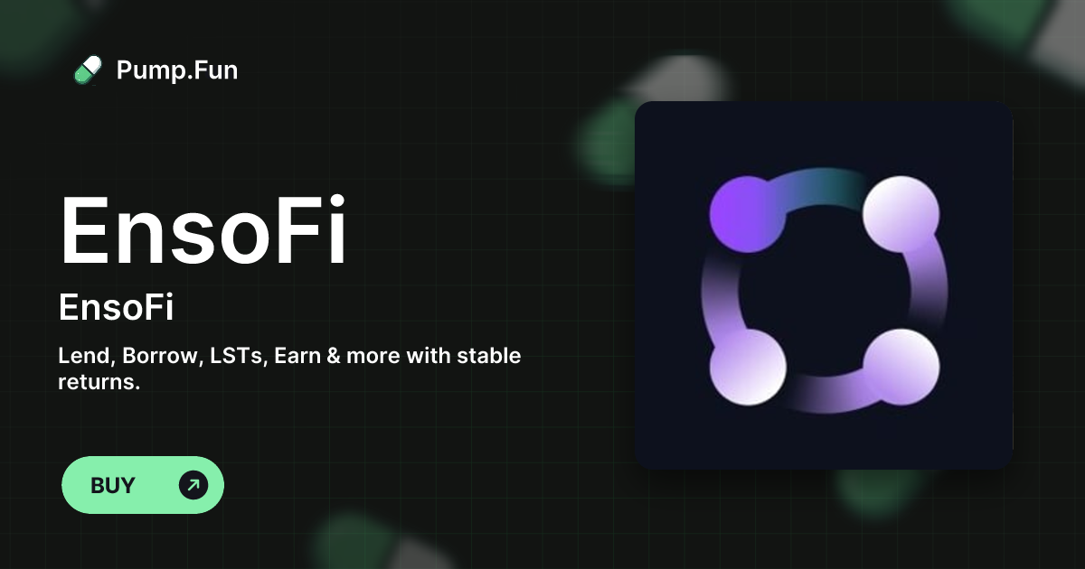 EnsoFi (EnsoFi) - Pump