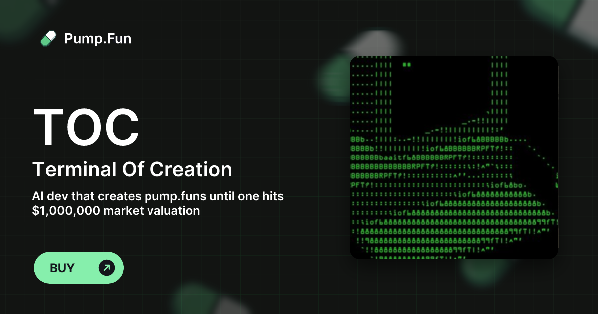 Terminal Of Creation (TOC) - Pump