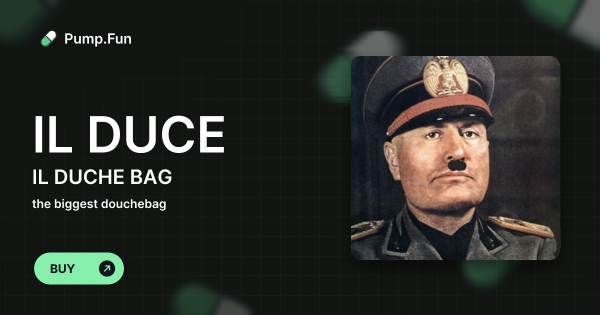 IL DUCHE BAG (IL DUCE) - Pump