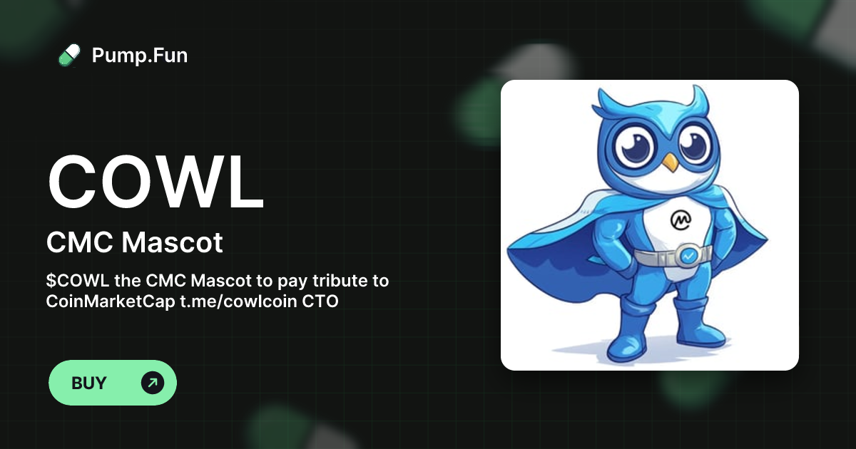 CMC Mascot (COWL) - Pump