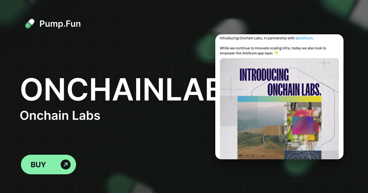 Onchain Labs (ONCHAINLAB) - Pump