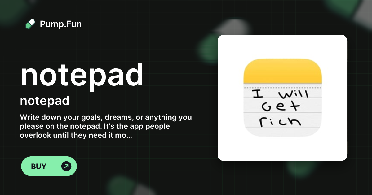 notepad (notepad) - Pump