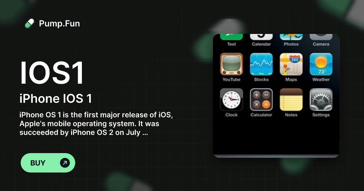 iPhone IOS 1 (IOS1) - Pump