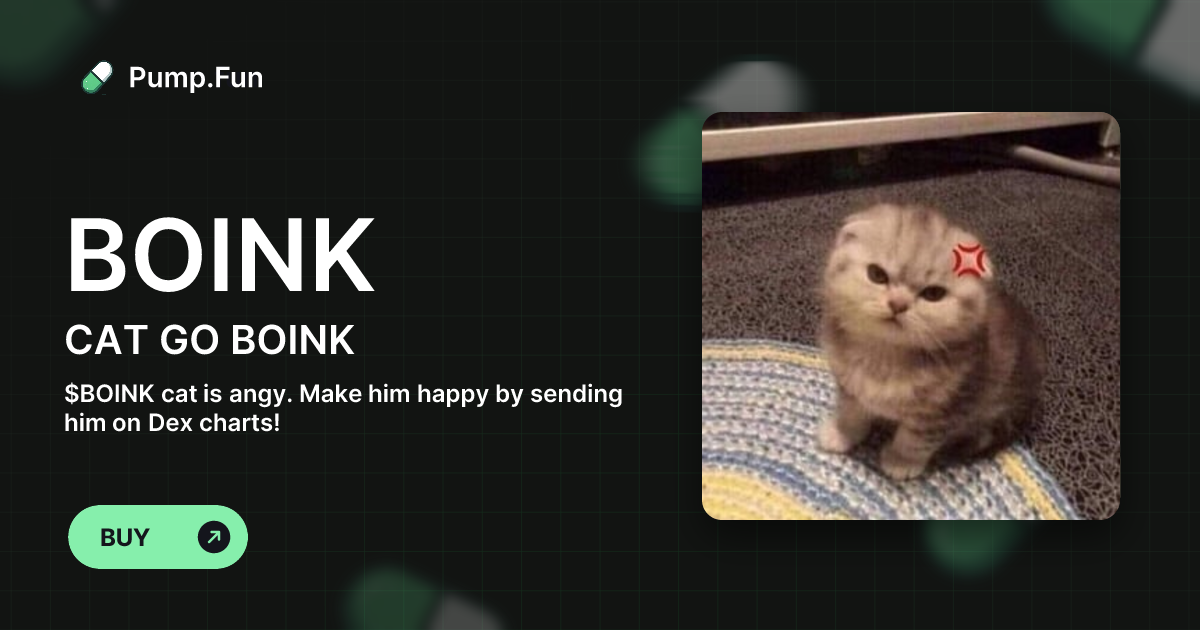 CAT GO BOINK (BOINK) - Pump