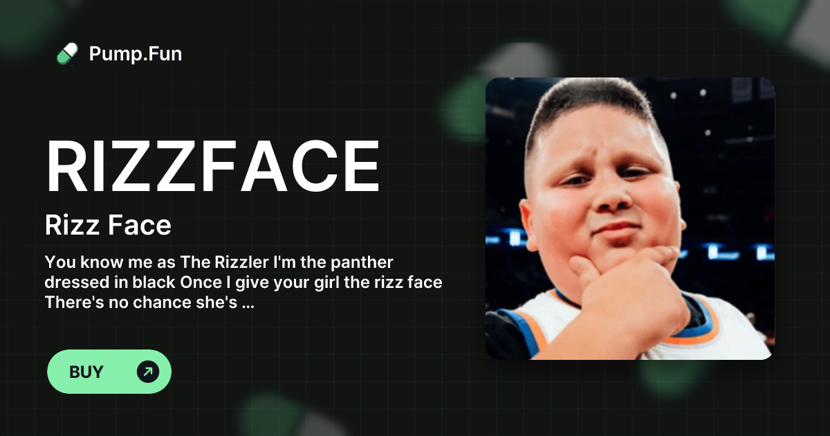 Rizz Face (RIZZFACE) - Pump