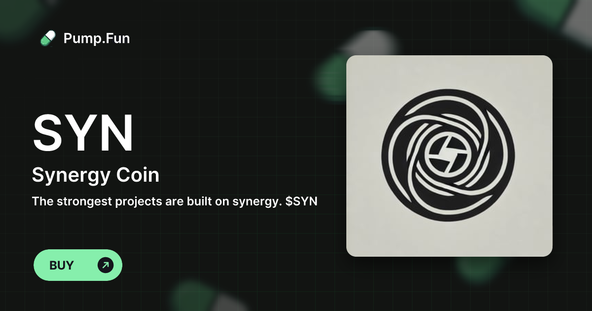Synergy Coin (SYN) - Pump