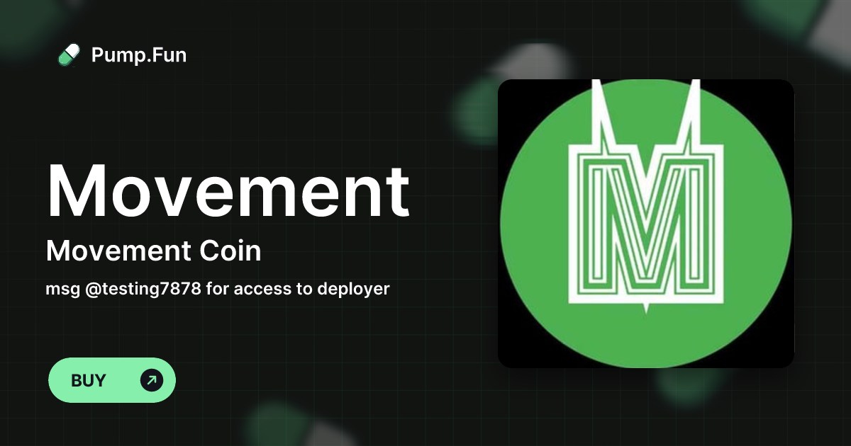 Movement Coin (Movement) - Pump