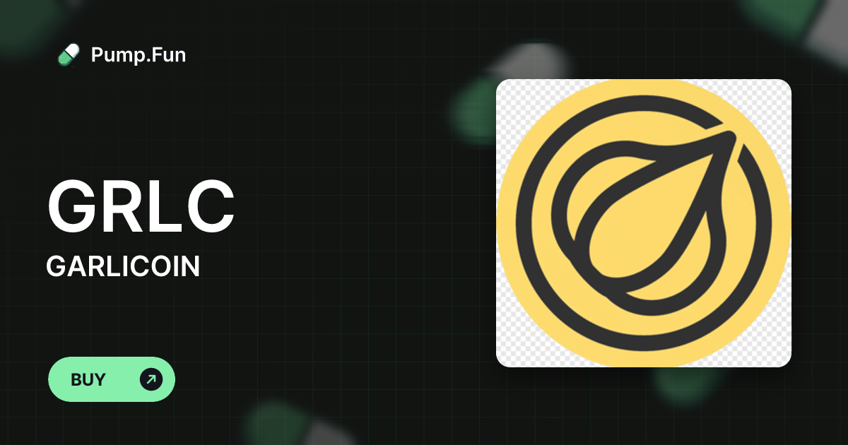 GARLICOIN (GRLC) - Pump