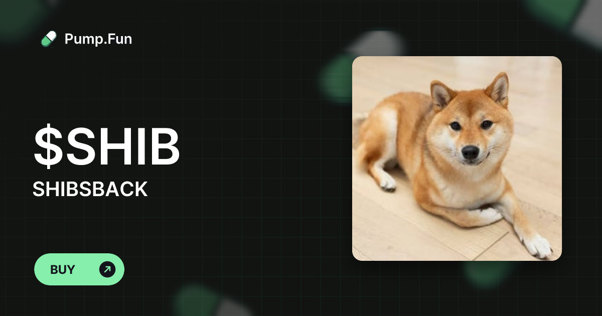 SHIBSBACK ($SHIB) - Pump