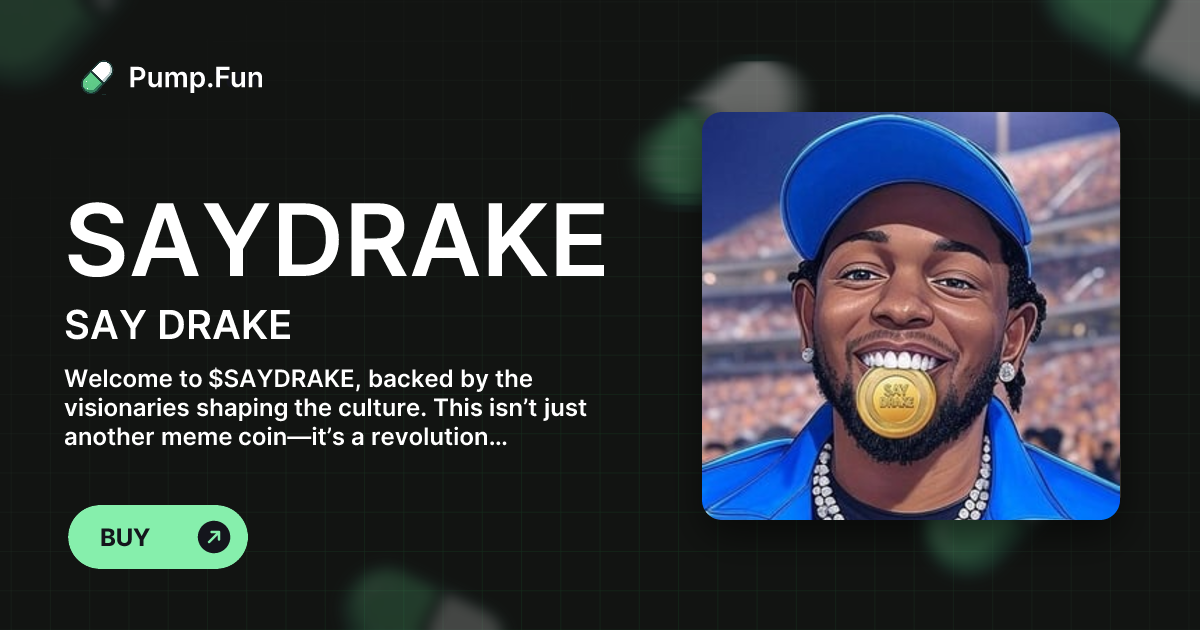 SAY DRAKE (SAYDRAKE) - Pump