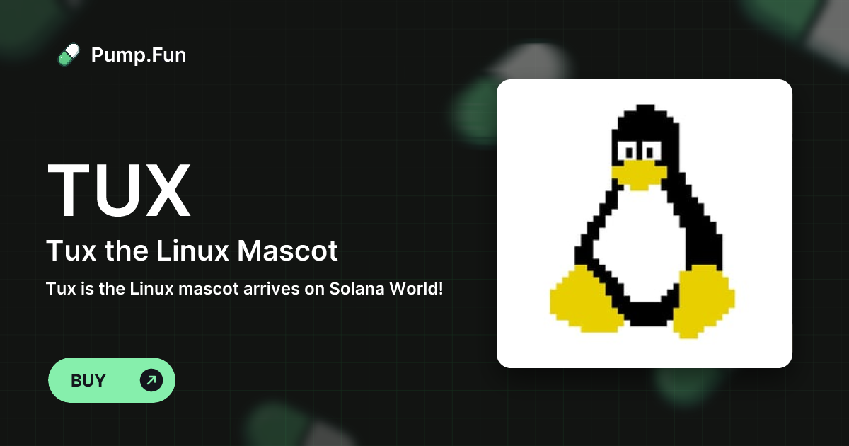 Tux the Linux Mascot (TUX) - Pump