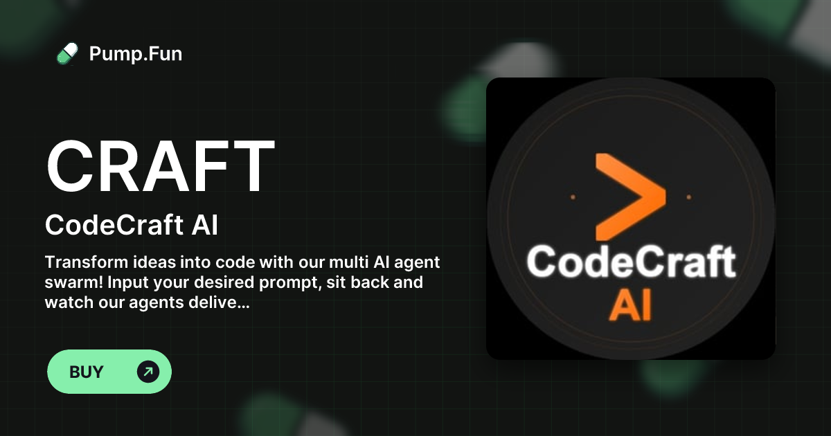 CodeCraft AI (CRAFT) - Pump