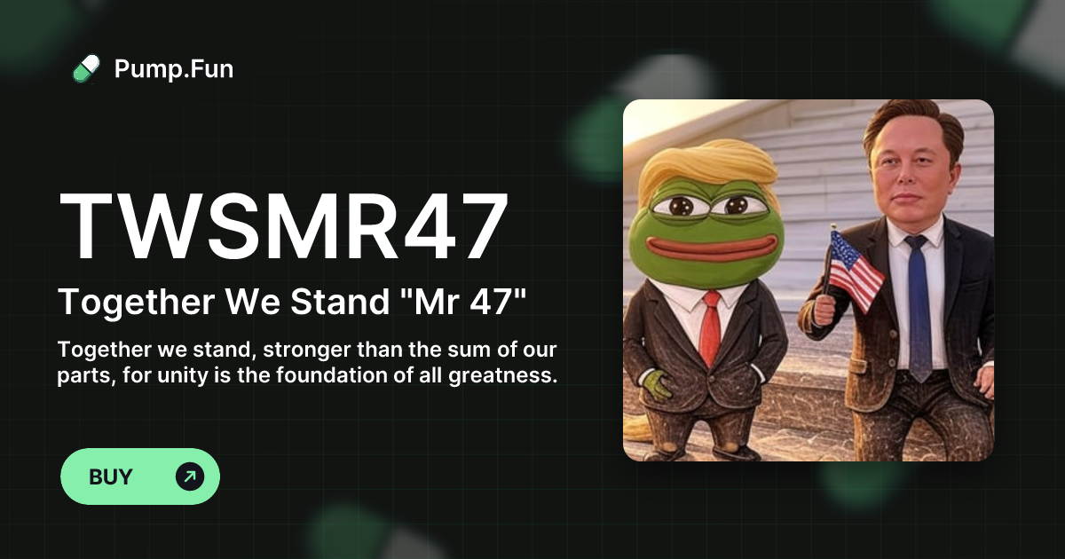 Together We Stand "Mr 47" (TWSMR47) - Pump
