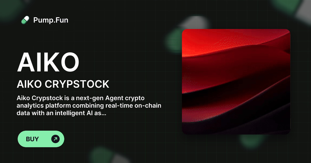 AIKO CRYPSTOCK (AIKO) - Pump