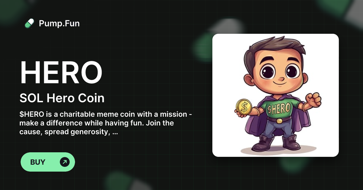 SOL Hero Coin (HERO) - Pump