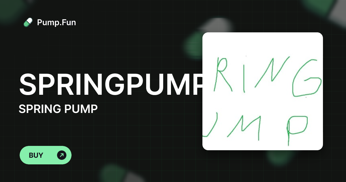 SPRING PUMP (SPRINGPUMP) - Pump